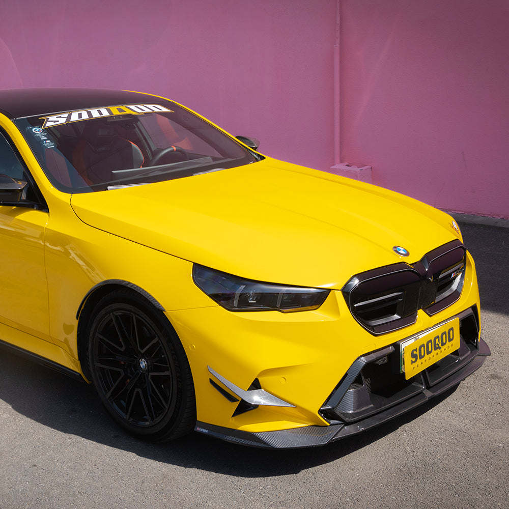 SOOQOO V1 BMW M5 G90 G99 Carbon Fiber Front Lip | SOOQOO Carbon