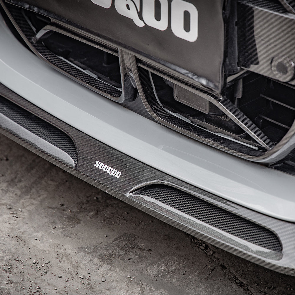 SOOQOO BMW 4 Series G26 Carbon Fiber Front Lip | SOOQOO Carbon